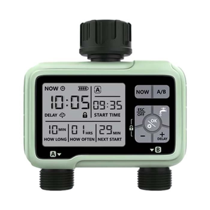Programmateur arrosage,Minuterie automatique d'arrosage de jardin,robinet à bille,économie d'eau ...