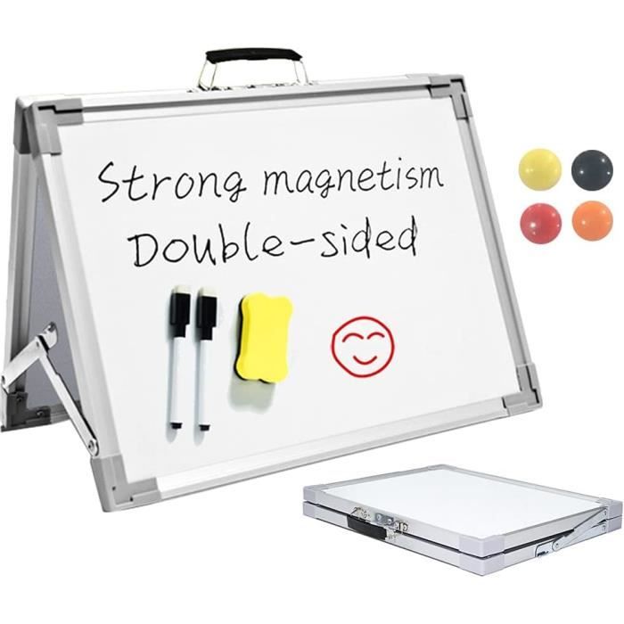Tableau Blanc Magnétique A3 Double Face Avec Cadre En Aluminium ...