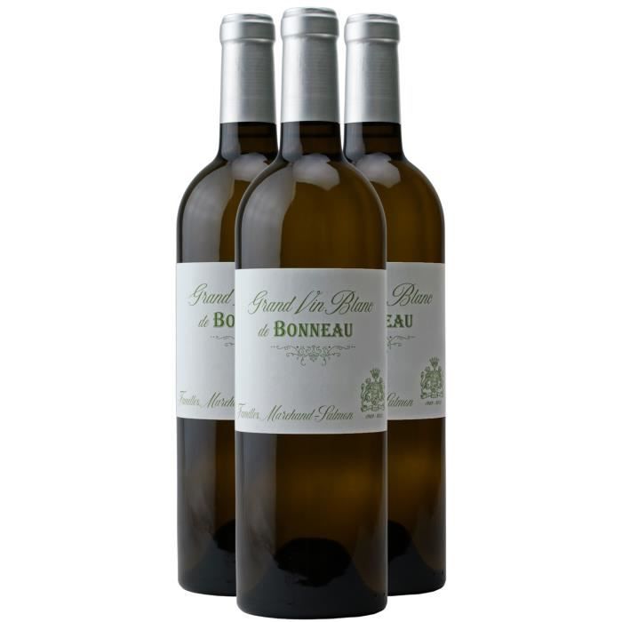 Grand Vin Blanc de Bonneau Blanc 2022 - Lot de 3x75cl - Bonneau - Vin ...