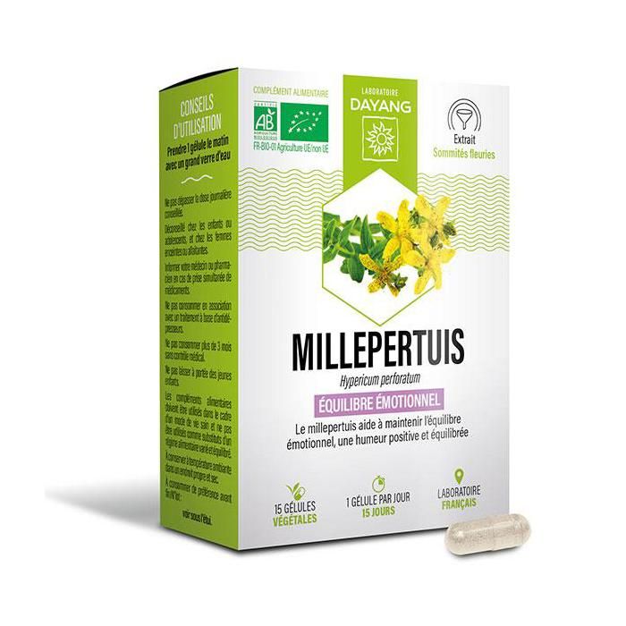 Dayang Millepertuis Bio 15 gélules végétales - Cdiscount Santé - Mieux ...