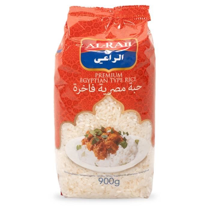 Riz rond égyptien 900 gr AL RAII - Cdiscount Au quotidien