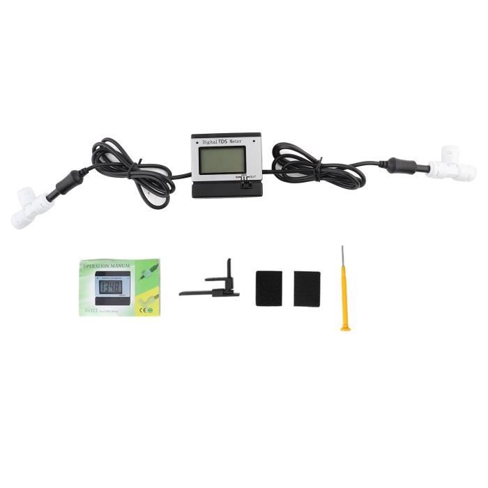 Analyseur TDS, avec support Détecteur TDS, étang 0-1999ppm pour l'eau du robinet - Cdiscount Jardin