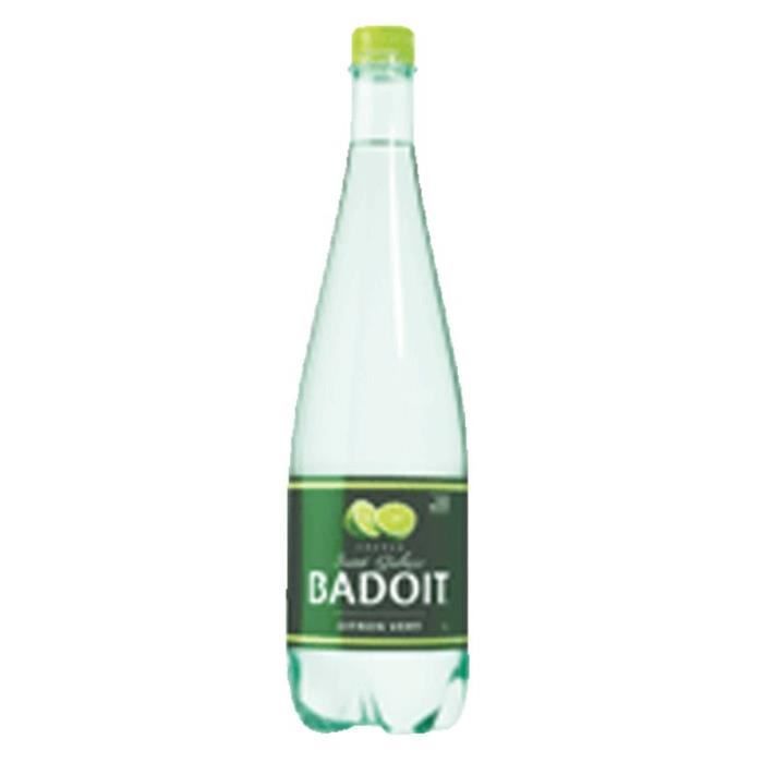 Eau gazeuse goût citron vert 1 l Badoit Arômatisée - Cdiscount Au quotidien