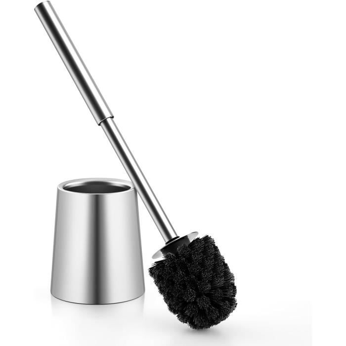 Sus304 Brosse Wc Avec Manche Longur En Acier Inox Brossé Pour Cuvette De Wc Balai Brosse ...