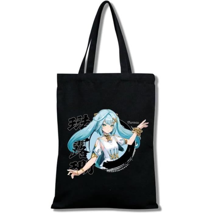 Nahida-Kuki Shinobu-Keadehara Kazuha Motif Fourre-Tout Sac En Toile ...