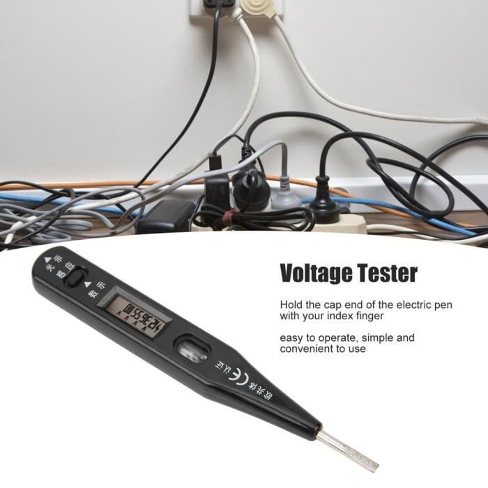 Testeur de tension Crayon de test de tension Type inductif AC 12-250 V ...