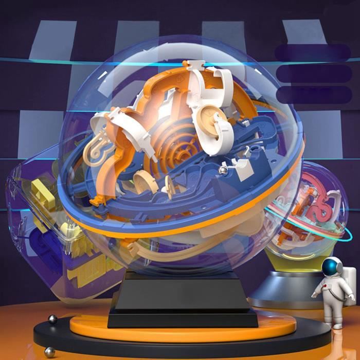 Boule de labyrinthe interactive 7 pouces éducatif 3D gravité jeu de labyrinthe Puzzle ball jouet ...