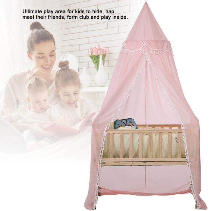Fdit couvre-lit bébé Enfants bébé lit moustiquaire couvre-lit rideau ...