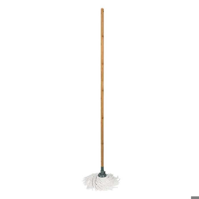 Balai à franges manche bambou - 5 five simply smart - Beige - Cdiscount ...