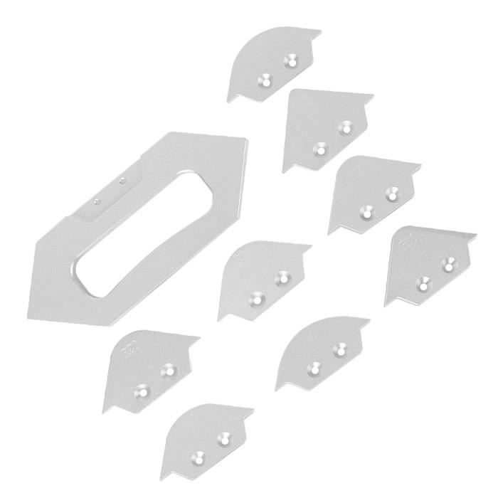 XUY-Ensemble de gabarit de rayon de coin de table de routeur coupe du ...