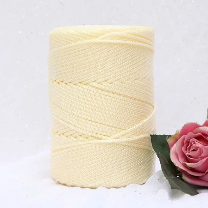 Fils De Crochet Tricotés Creux - HAOPYOU - Rouleau De 200 M - Fil ...