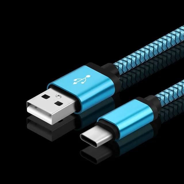 Câble USB de type C pour Samsung Galaxy A3,A5,A7,2017,A8,A9,2018,S10,S9 ...