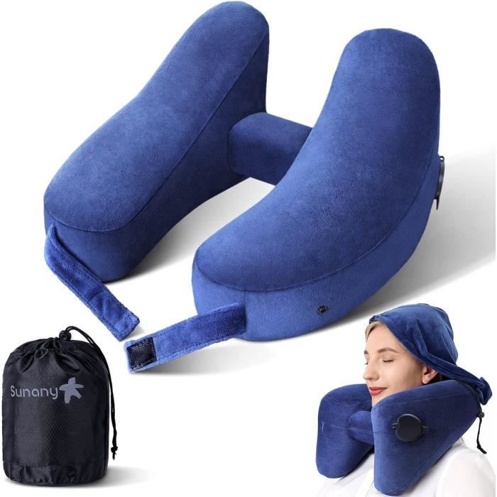 Oreiller De Cou Oreiller De Voyage Gonflable Soutien Confortablement La ...