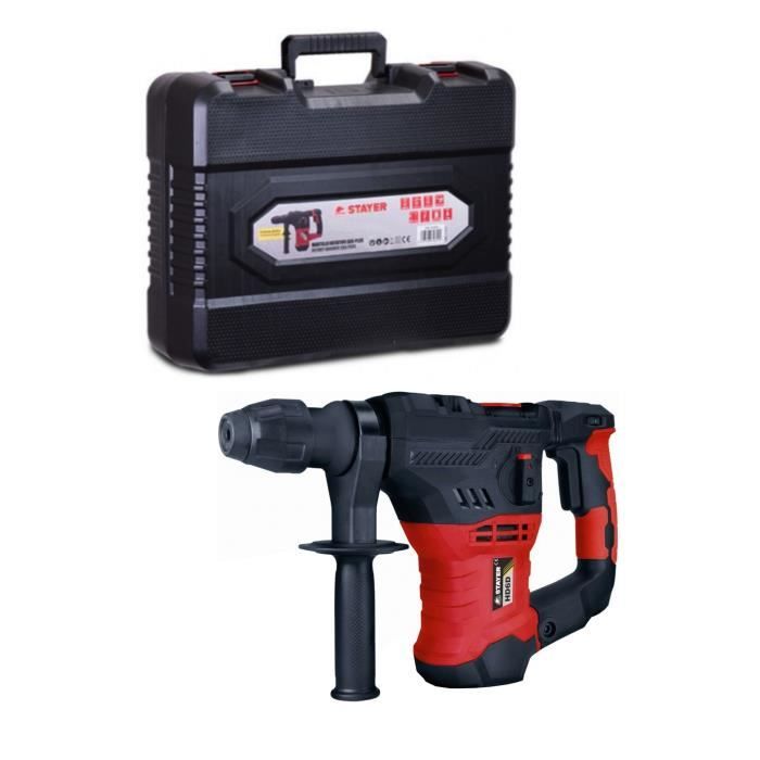 Perforateur STAYER HD 6 DK - 1500 W - Rotation / Rotation avec percussion / Burineur / Vario ...