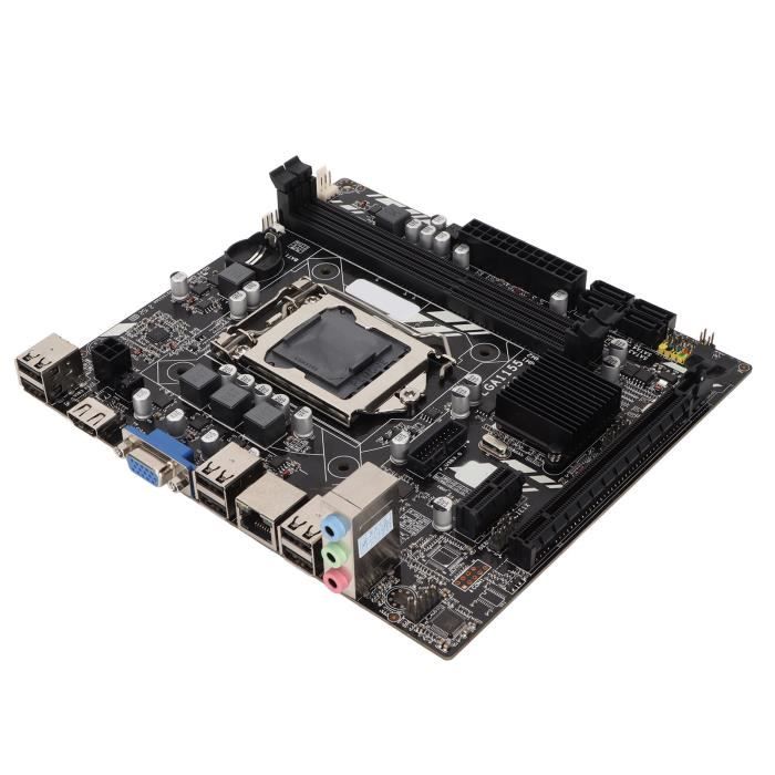 TMISHION carte mère DDR3 Carte mère d'ordinateur 100M carte réseau 1155 ... TMISHION carte mère DDR3 Carte mère d'ordinateur 100M carte réseau 1155 ...