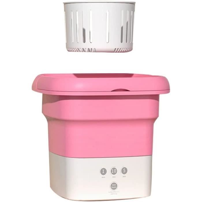 Machine À Laver Portable Mini Laveuse Nettoyant La Lumière Bleue Semi ...