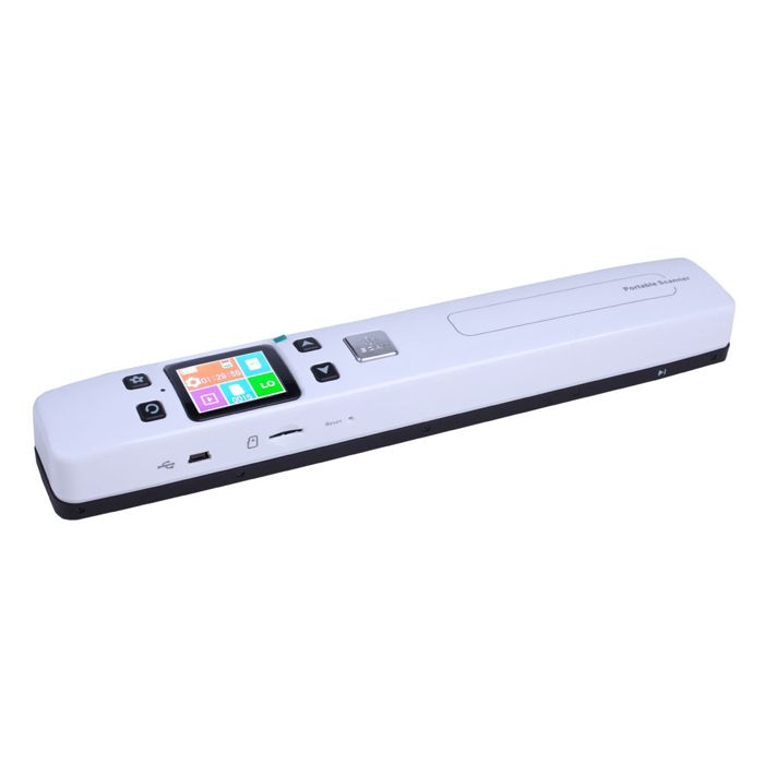 Scanner Portable Windows Mac Os Scanneur USB LCD LED Pdf Jpg Blanc + SD ...