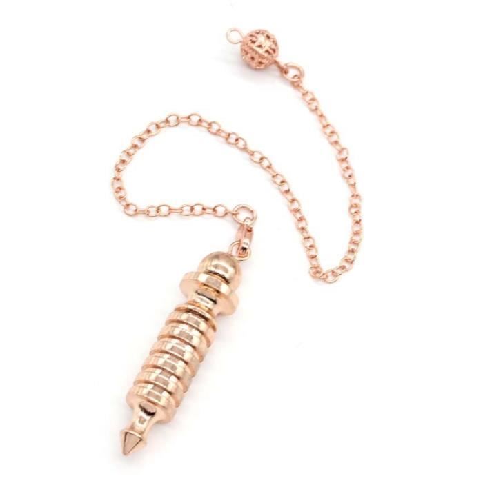 Reiki Pendule en métal pour Divination, Divination, guérison spirituelle, femmes et hommes ...