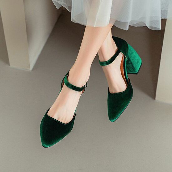 Escarpin Femme ete Simple Classique Boucle Tendance Bout pointu talon ...