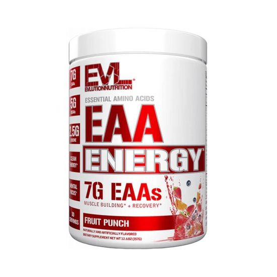 EAA Energy 30 port Punch aux fruits EVL Nutrition Acides Amines - BCAA - Cdiscount Sport