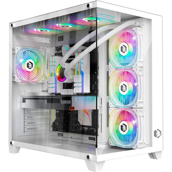 Boitier Pc Gamer Cl-242-Pwm Argb Grand Tour Atx,Micro-Atx Et Itx-7 ...