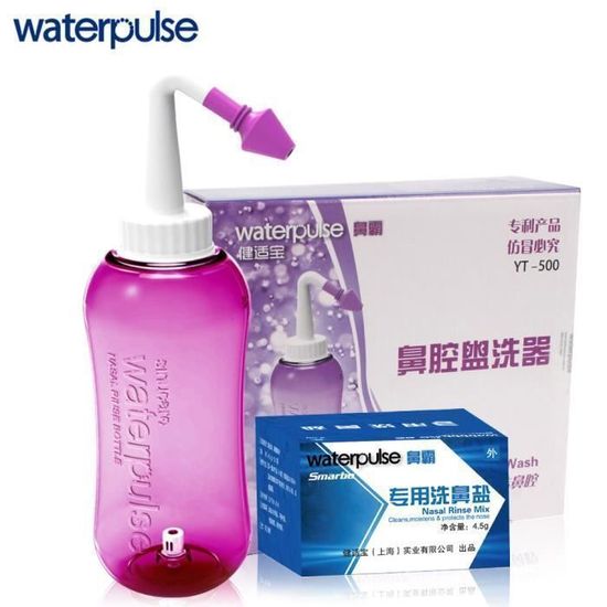 Flacon de lavage nasal 500 ml Trousse de 30 comprims Mlange de rinage ...