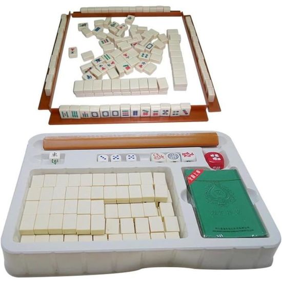 Mini Mahjong Set Voyage Mahjong Jeu De Société Ensembles Portable ...