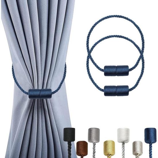 Set de 2 Attaches de Rideau magnétiques fixateur de Rideau Attaches de ...