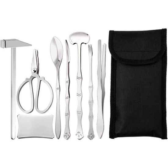 Couverts à fruits de mer Outil de fruits de mer Set avec sac de ...