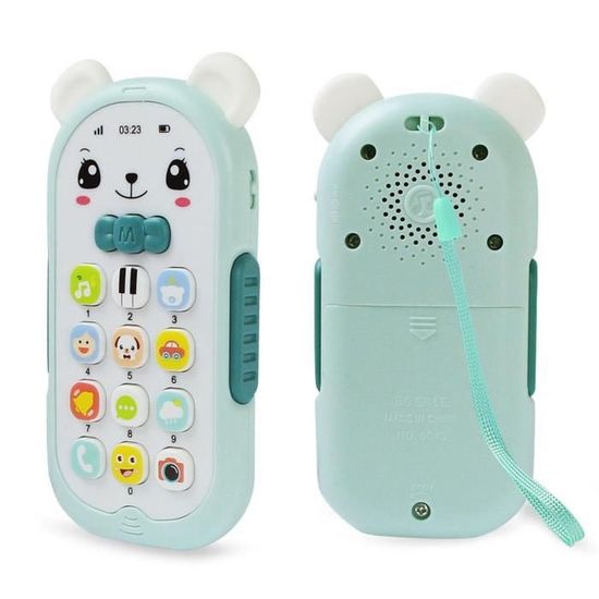 Poupon GJCZU Baby Phone Toy Mobile Telephone Early Educational Learning ...