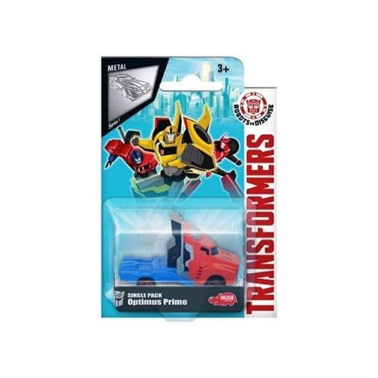 Transformers Camion Optimus Prime Bleu Et Rouge - Véhicule Miniature En ...