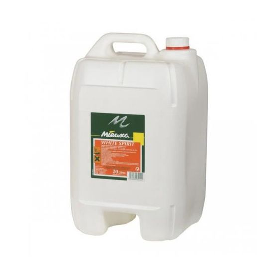 Diluant pour peinture - MIEUXA - White Spirit - 20L - Incolore - Glycérophtalique - Universel ...