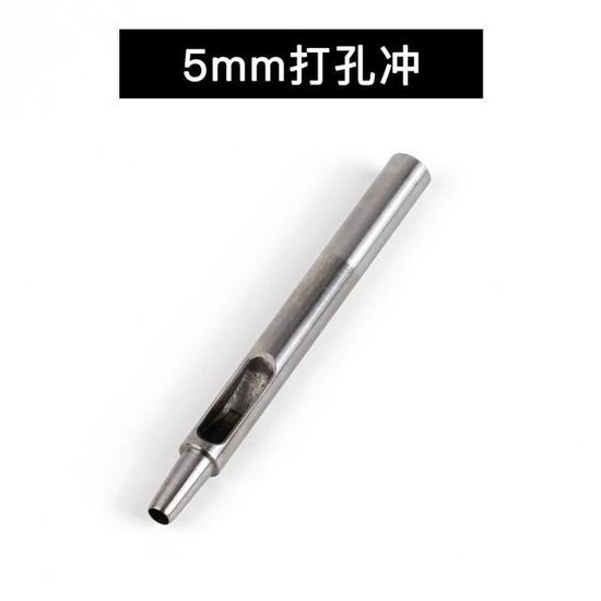 POINCON,5mm--Poinçon rond en cuir, outil à main en Silicone, de haute ...