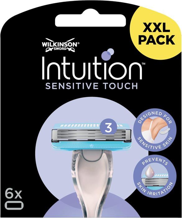 Intuition Sensitive Touch Lames De Rasoir Femme X6.[Z546] - Cdiscount ...