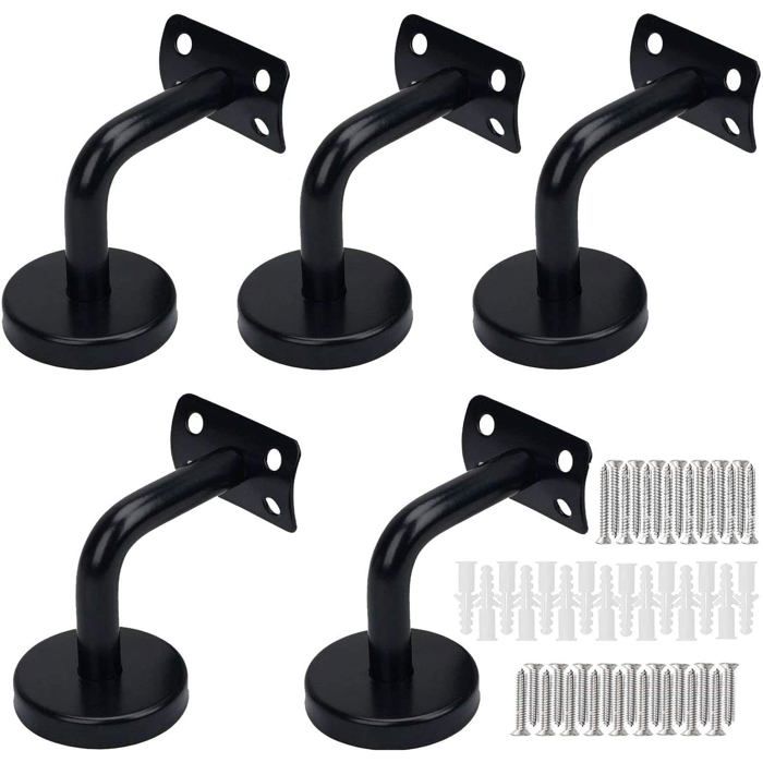 ®TONLRGY Lot de 5 supports de rampe d'escalier robustes en acier ...