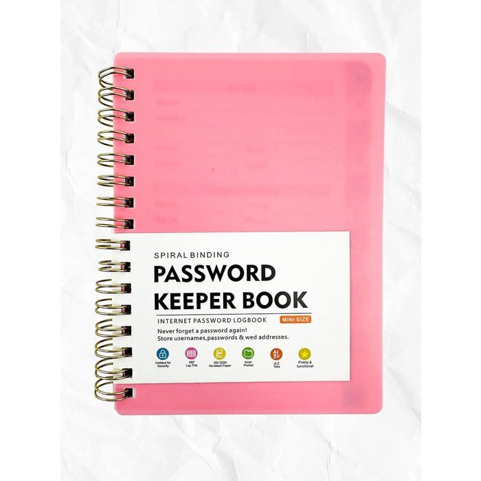 Carnet de mots de passe - Format A6 - 10,8 x 14,5 cm - Rose - Cdiscount ...