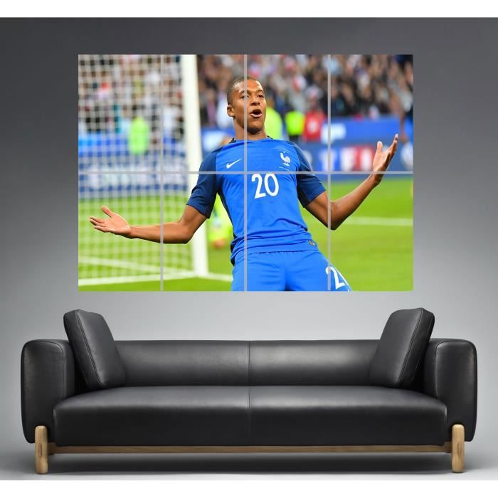 Mbappe Celebration World Cup Wall Art Poster Grand format A0 - Cdiscount