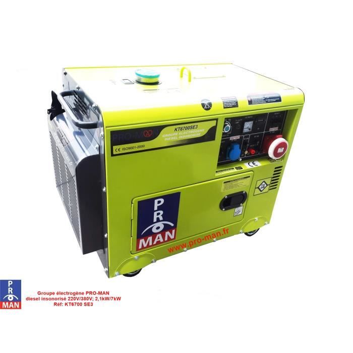 Groupe électrogène diesel insonorisé 7kw / 9 kVa capoté super ... Groupe électrogène diesel insonorisé 7kw / 9 kVa capoté super ...