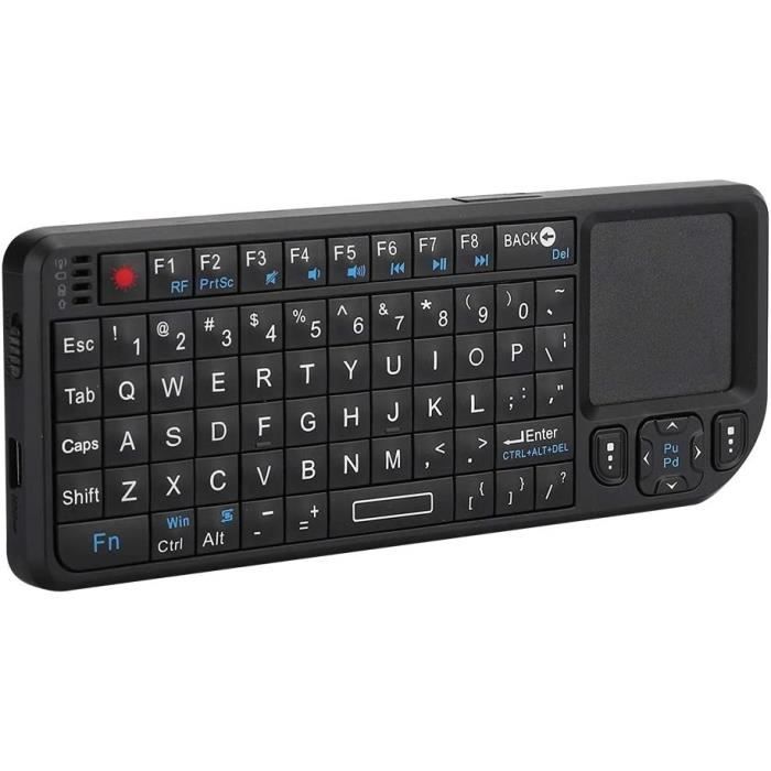 Mini Clavier sans Fil avec pavé Tactile, Mini Clavier de télécommande ...