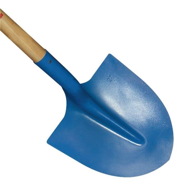 Pelle ronde emmanchée REVEX - col de cygne 27 cm - traitement thermique ...