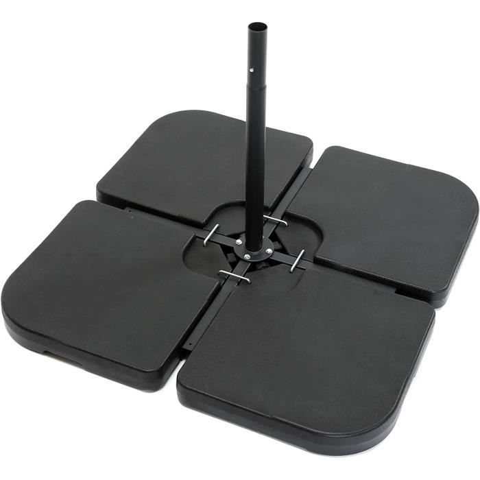 ToCi 4 dalles pour pied de parasol, 49 x 49 cm chacune, 64–00 kg[59 ...