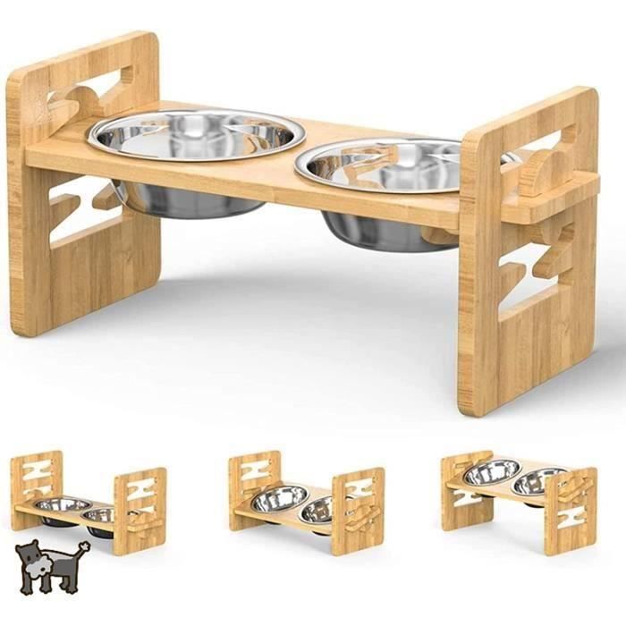 Gamelles Chien Surelevee, Porte Gamelle pour Chiens Moyen et Grand ...
