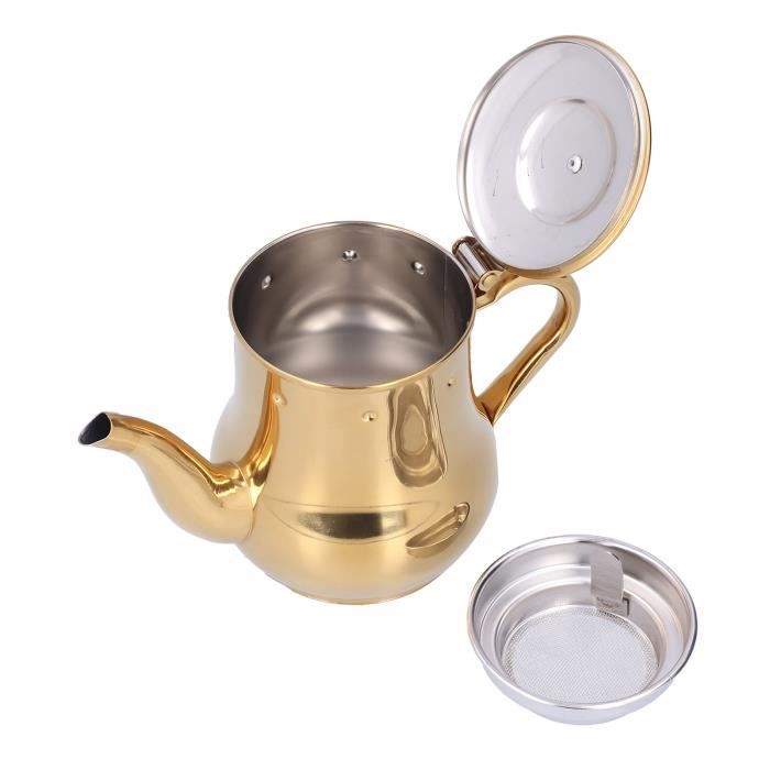 Cikonielf Teapot, Rust Proof Oil Strainer Pot Easy To Clean Durable for ...