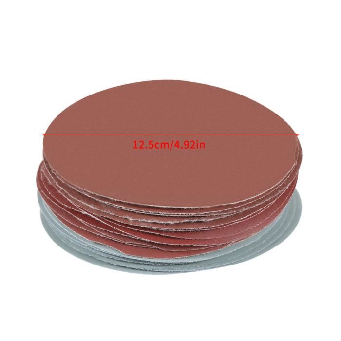 Disque de ponceuse, grain rond d'oxyde d'aluminium d'opération simple ...