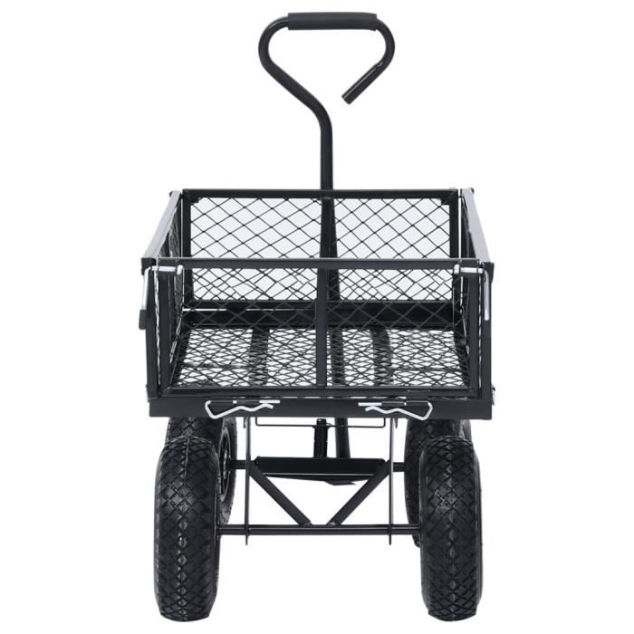 MAD Chariot à main de jardin Noir 250 kg - GOT7734919414223 - Cdiscount ...
