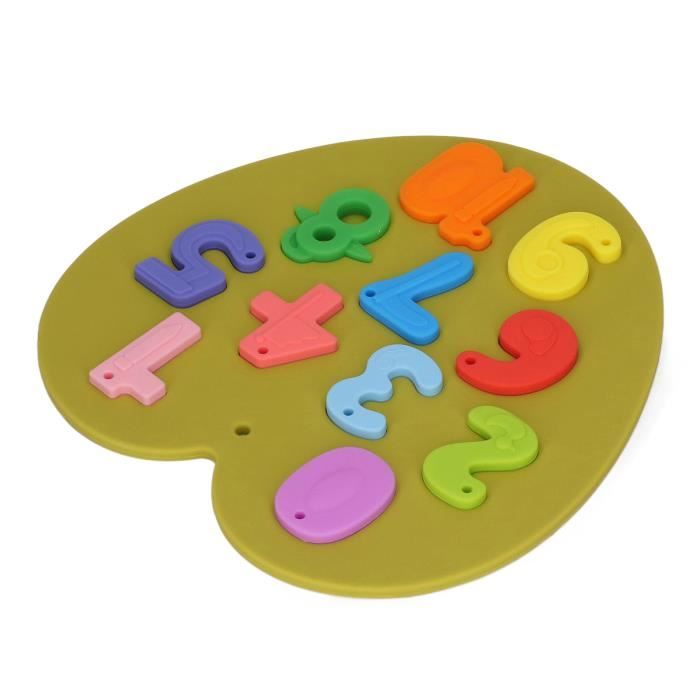 SALALIS Puzzle de nombres Planche de Puzzle en Silicone pour enfants ...