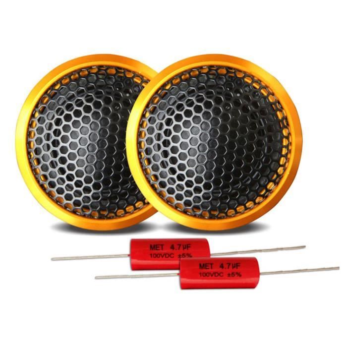 PUZU ASV Silk Dome Tweeter with Aluminum Case High End Car Audio Horn ...