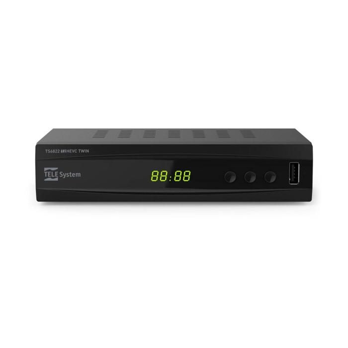 Décodeur T2 Twin PVR - TELE SYSTEM - TS6822 - Double tuner ...