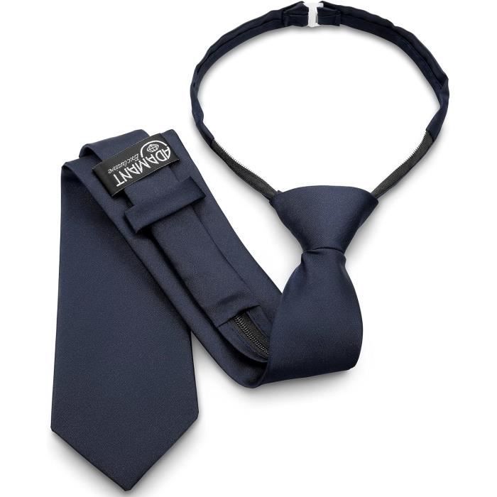 Cravate Fine De 4 Cm De Couleur Unie Pour Homme - TRAHOO - CRAVATE ...