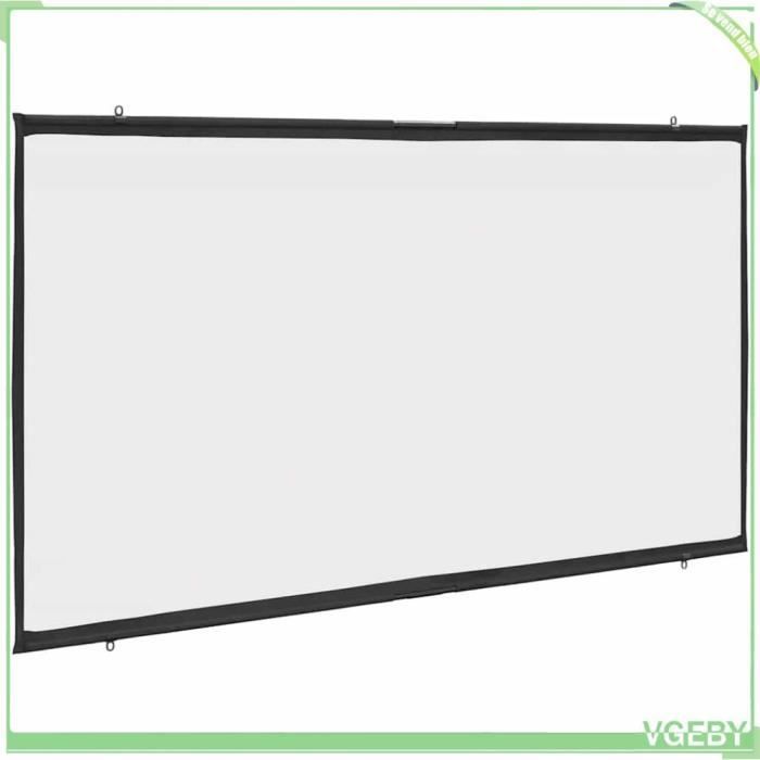 VGEBY Écran de projection mural 90 pouces 16:9 - 7894202907891 ...